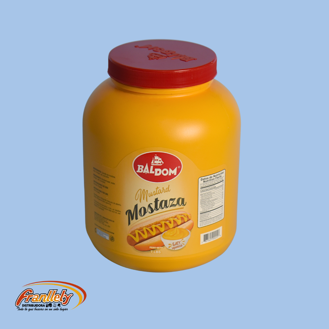 Mostaza Baldom 1 Galón - Distribuidora Franllely Mostaza Baldom 1 Galón - Distribuidora Franllely